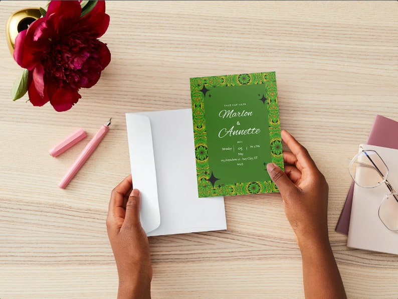 African Starlight Soiree Invitation - Etsy