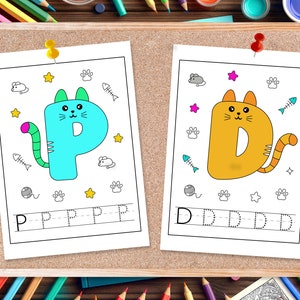 Alphabet Coloring Pages Fun Learning Activity for Kids, Printable ...