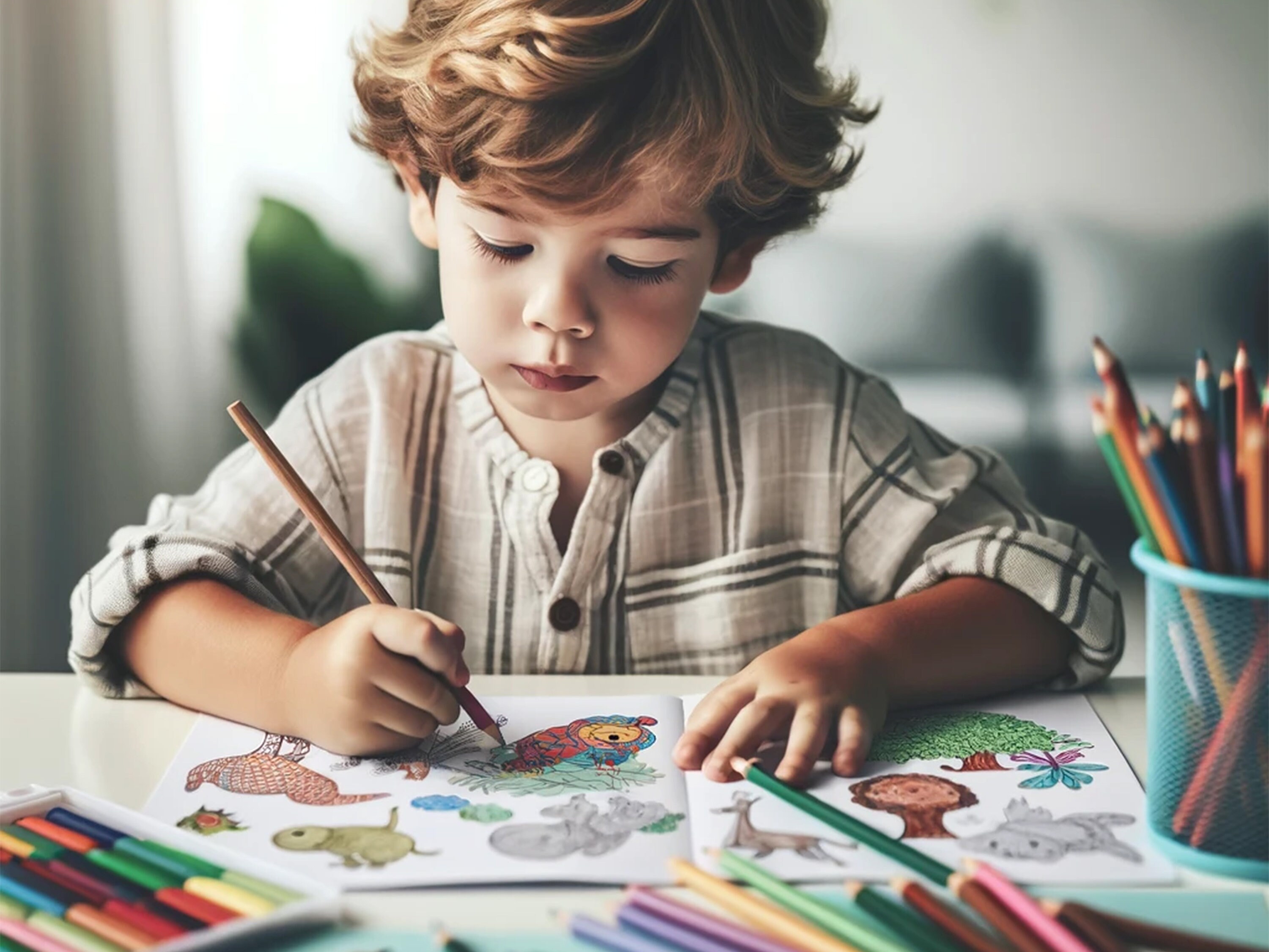 Kids Numbers and Vegetables Coloring Book 10 Pages, Learn to Count With ...