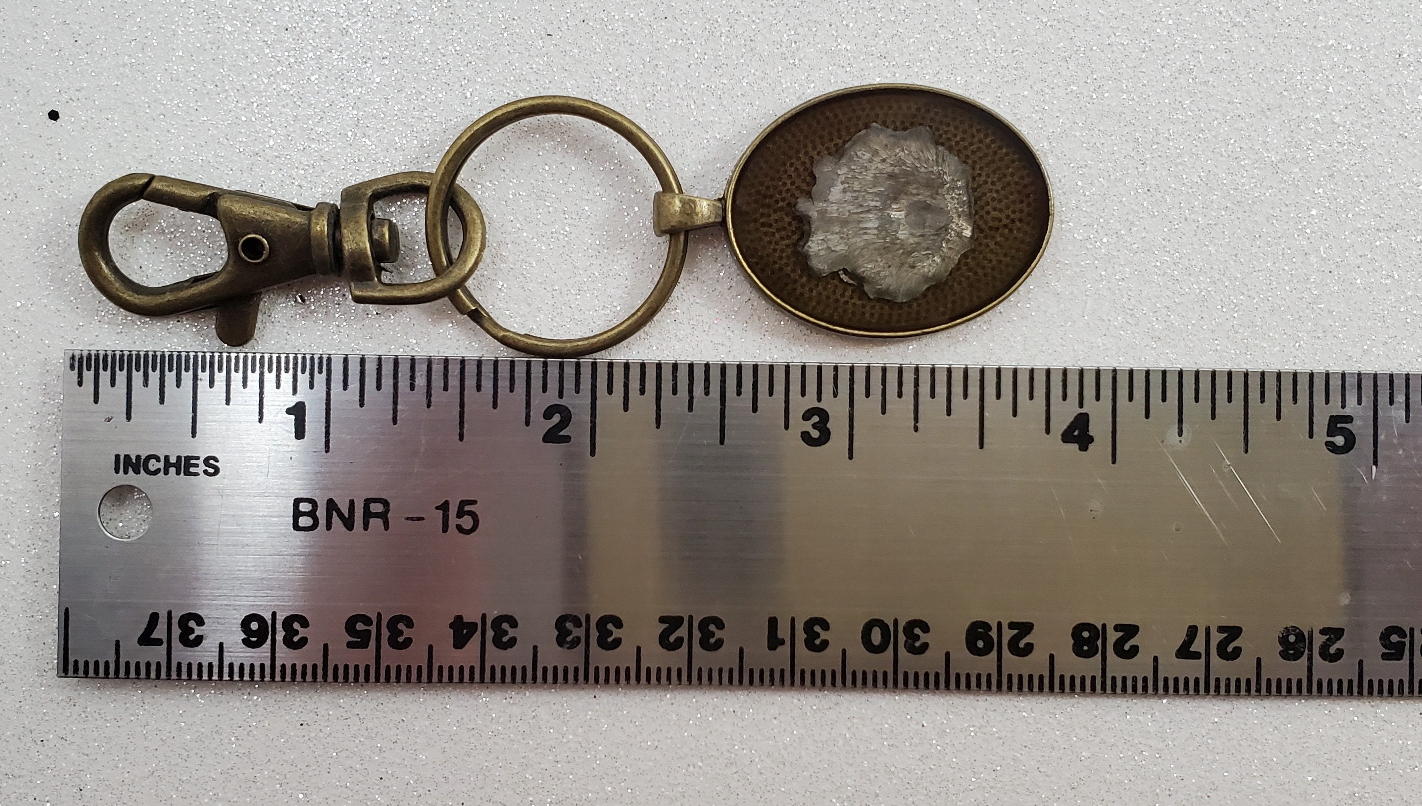 Fired 9mm Bullet Keychain, Bullet Keychain, Resin Pendant, Bronze ...