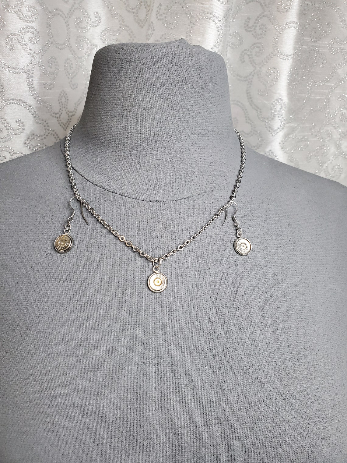 Bullet Jewelry Set, AR-15 Jewelry, Bullet Jewelry, Fired Bullet Jewelry ...