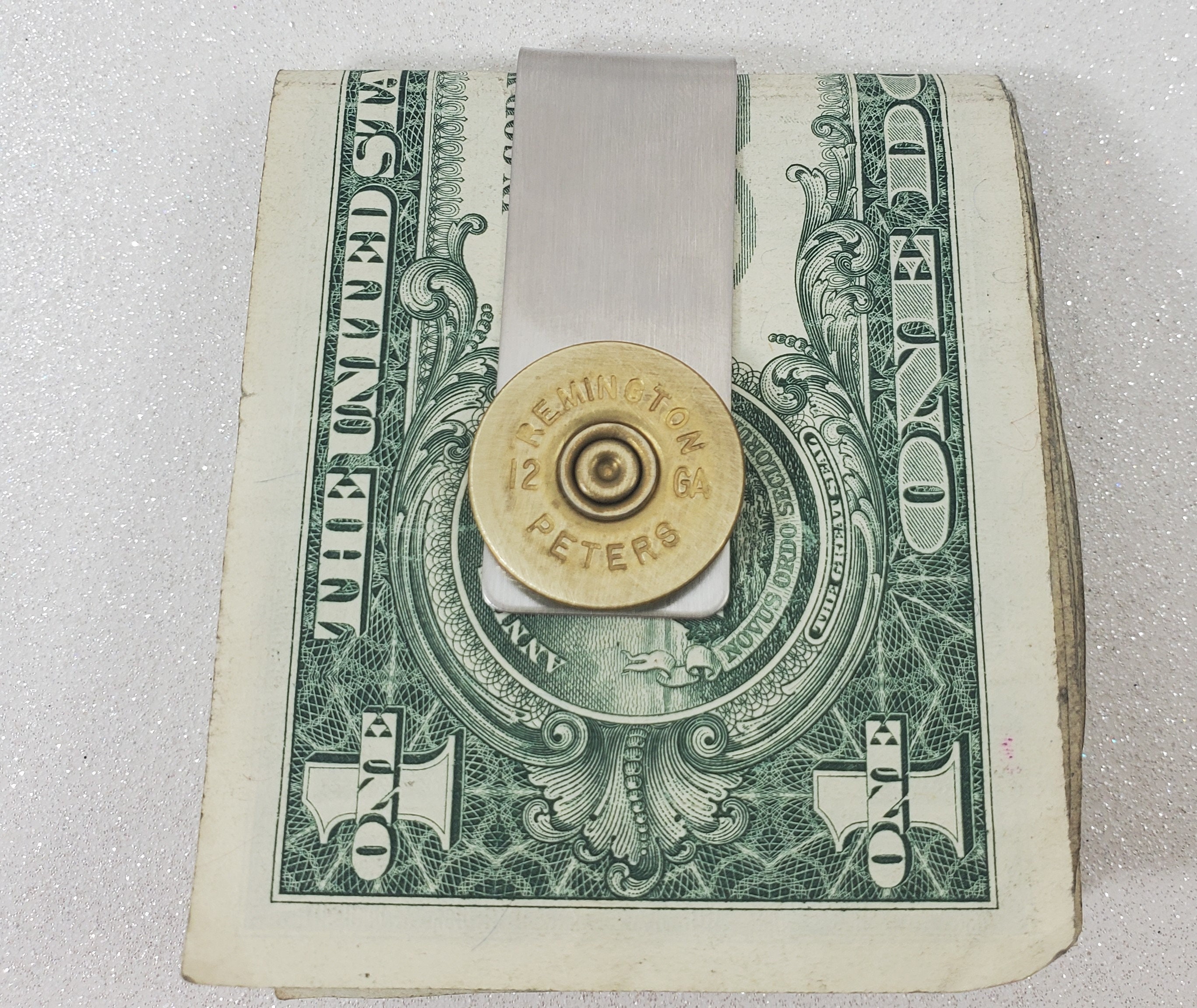 12 Gauge Shotgun Money Clip, Stainless Steel Money Clip, Front Pocket ...