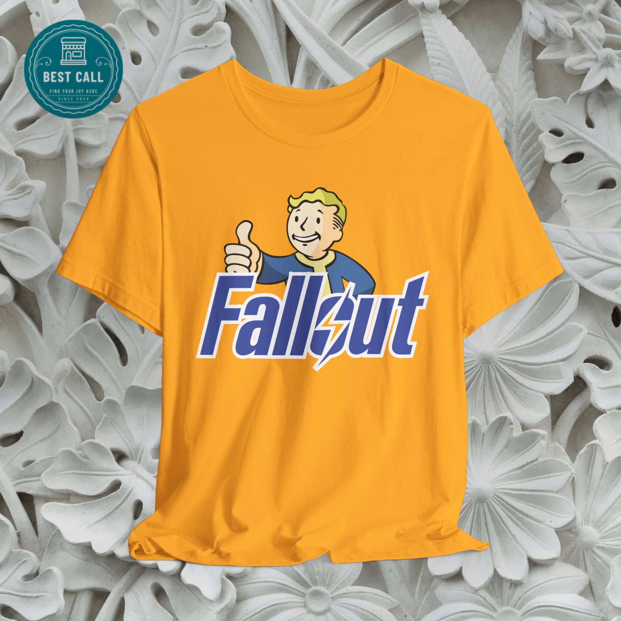 Fallout Vault Boy T-shirt, Fallout, Vault Boy, Fallout New Vegas ...