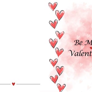 Printable Valentine's Card -digital Instant Download - Valentine's Day ...