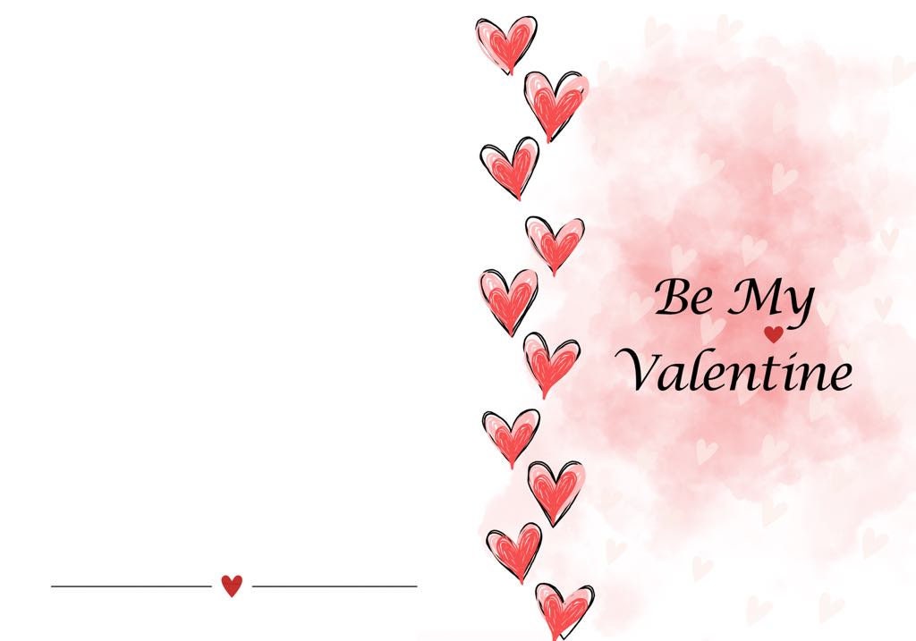 Printable Valentine's Card -digital Instant Download - Valentine's Day ...