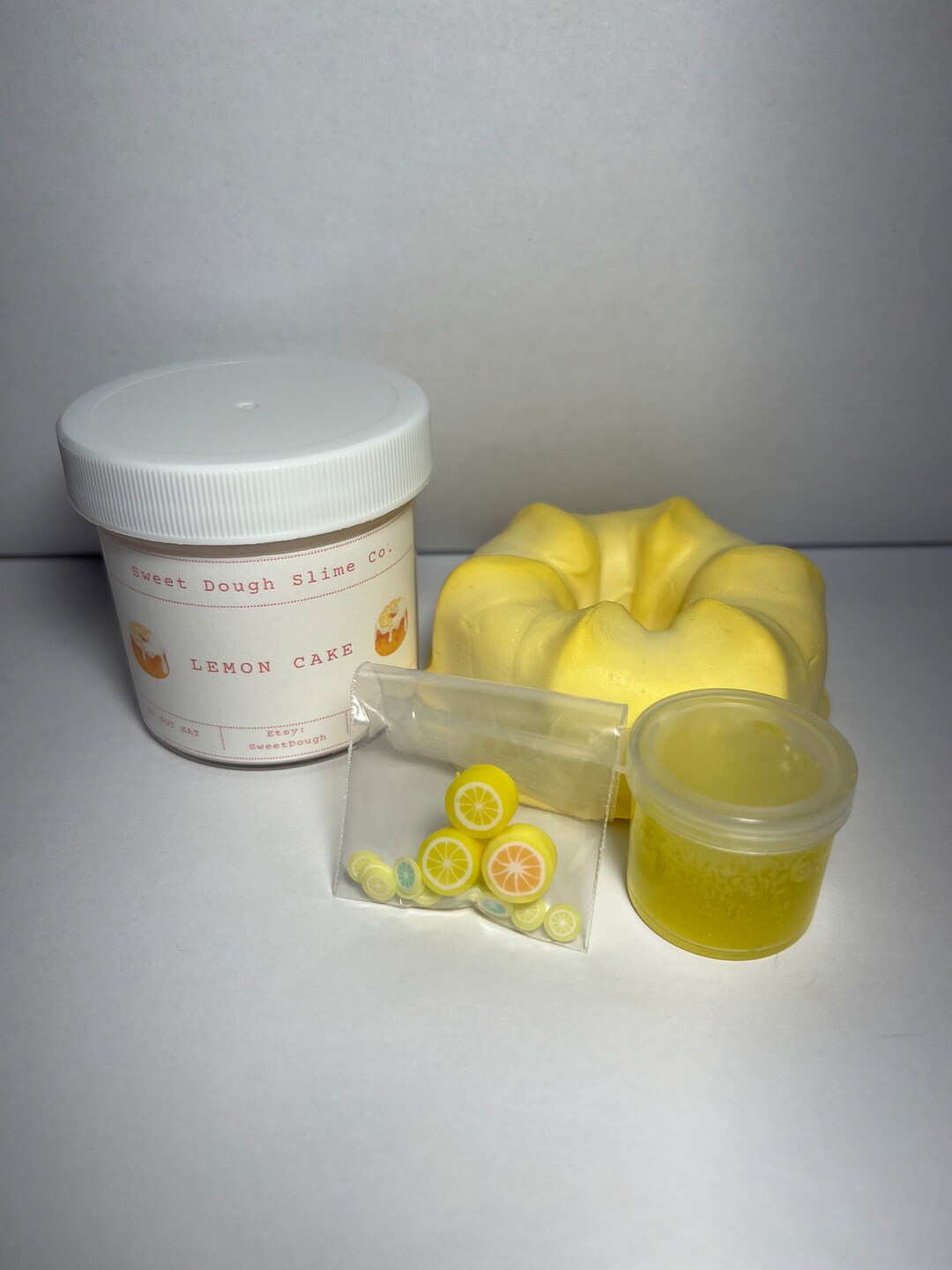 Lemon Cake DIY Scented Slime - Etsy