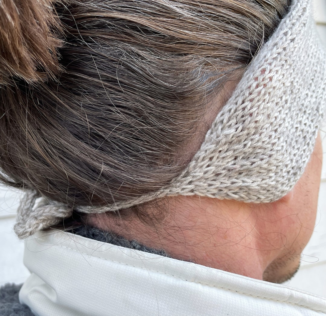 Easy Tying Ear Warmer Beginner Knitting Pattern - Etsy