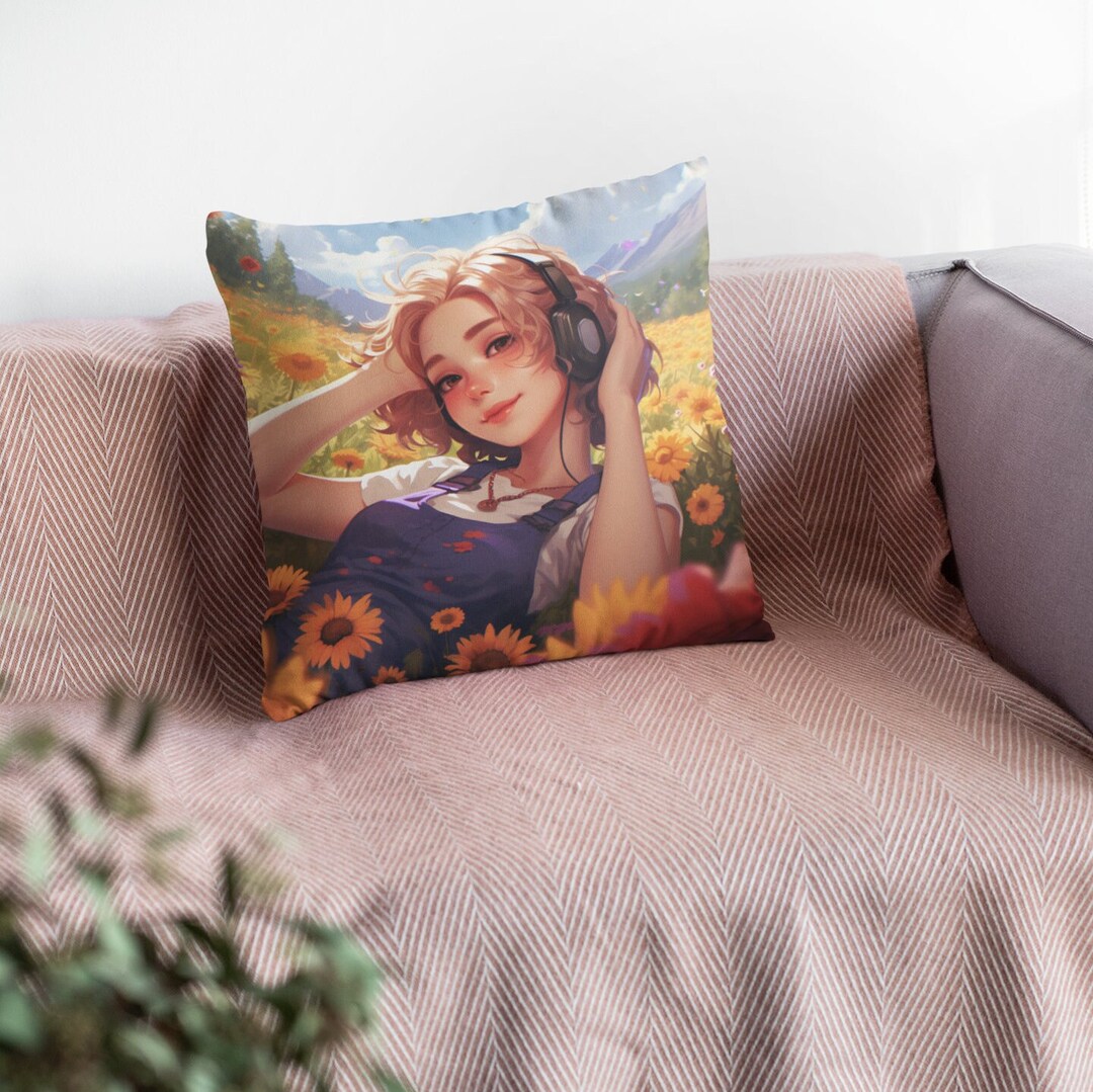 Stardew Valley Girl Pillow Video Game Pillow Gamer Gift Video Game ...