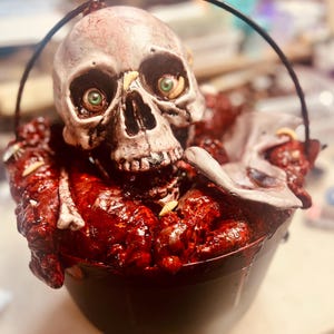A Cauldron of Fake Body Parts Halloween Prop - Etsy