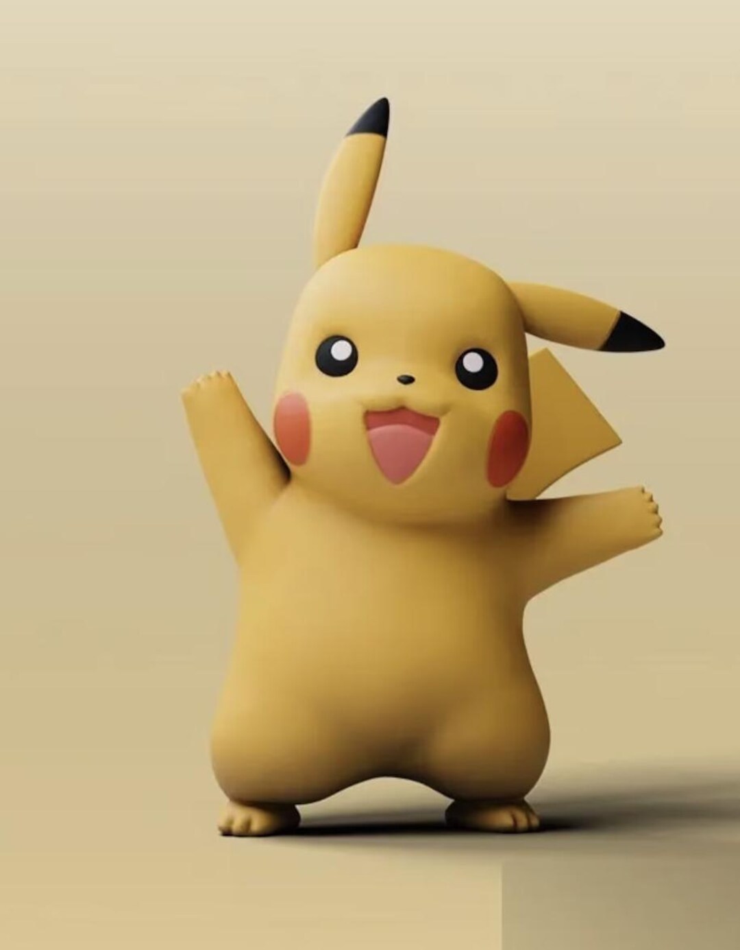 Pikachu 3D - STL File | LIMITED EDITION - Instant Download - Etsy UK