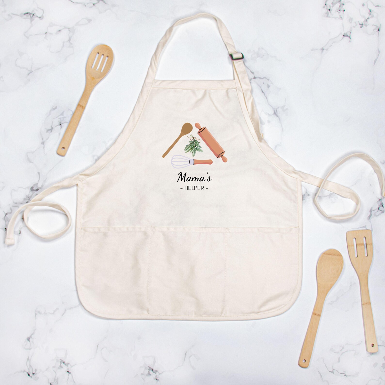 Custom Kids Apron Mama's Helper Apron Little Chef Custom Childs Apron ...