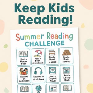 One Page Summer Reading Challenge to Keep Your Kids Engaged | Summer ...