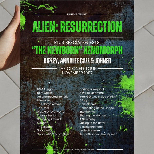 Alien Resurrection Poster - Etsy