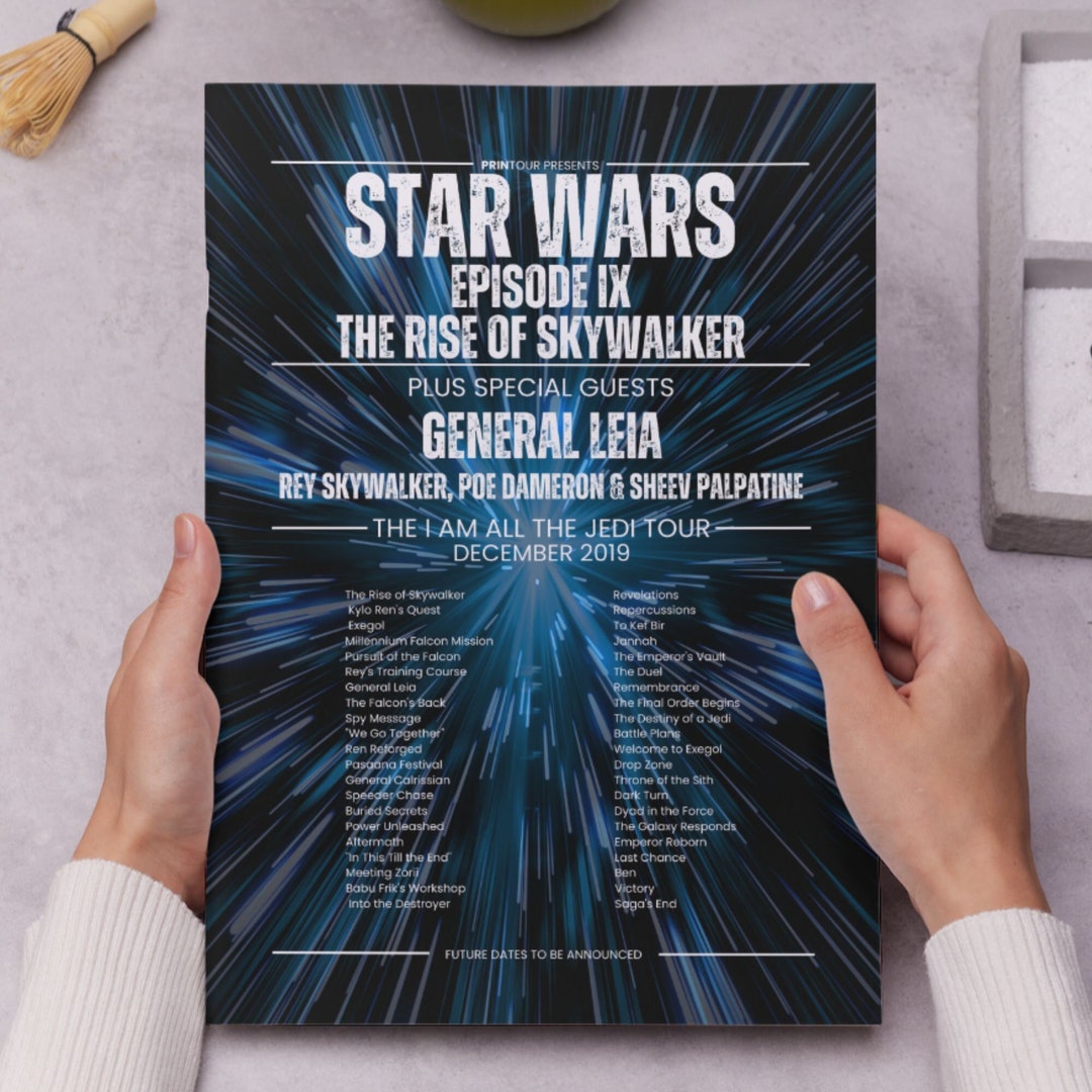 Star Wars: Episode IX the Rise of Skywalker Premium Band Tour Style ...