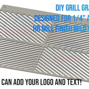 DIY Custom Grill Plate DXF Design PRODUCT - Etsy