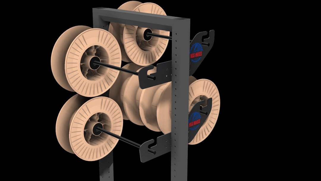 DIY - Bott Smartvan Wire Spool Holder Design DXF/STEP Design (digital ...