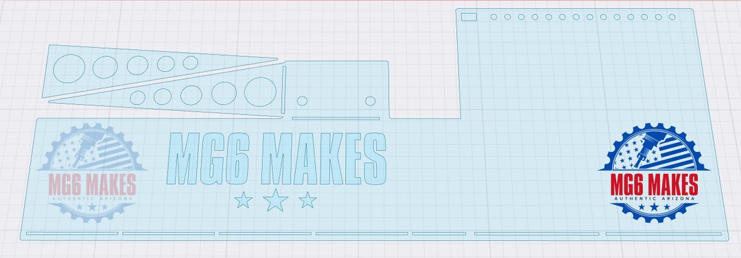 Langmuir Crossfire Pro Keyboard Mouse Tray DXF File - Etsy