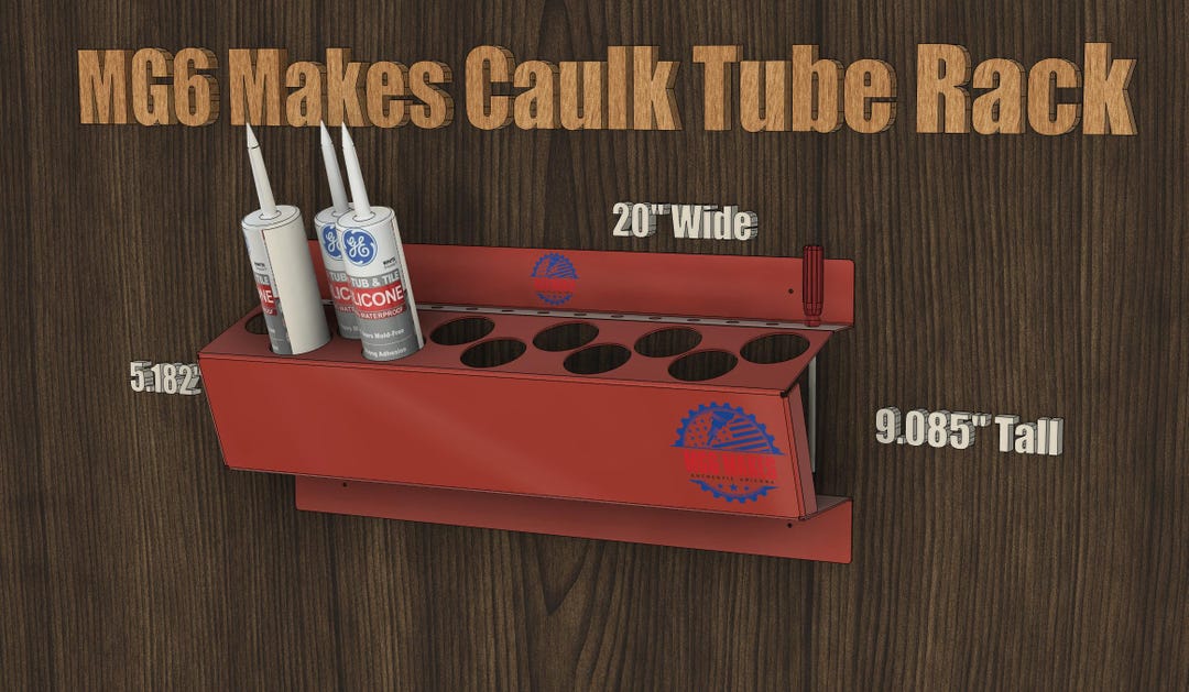 1[DIGITAL PRODUCT] DIY Caulk Tube Rack With Tool Holder - Etsy