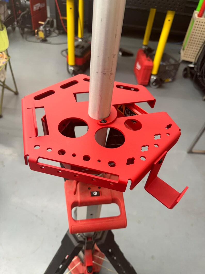 Mobile Rocket Light Tool Rack for Milwaukee Rocket Lights Construction ...