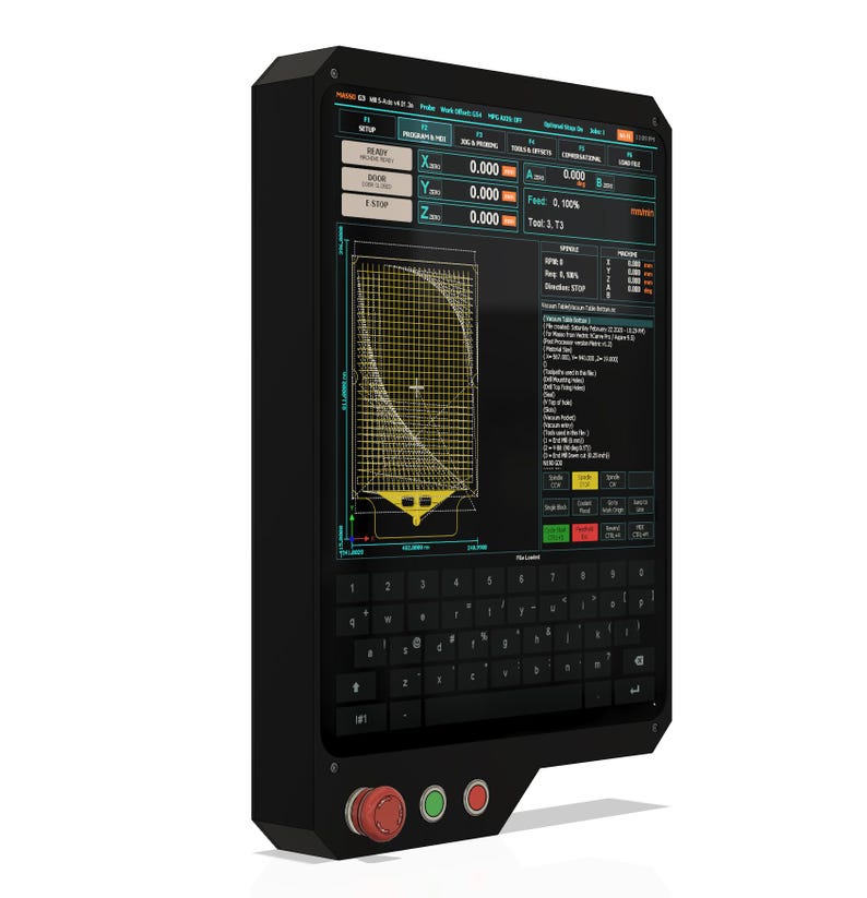 Masso G3 Touch Model Design for Mockups DXF/STEP Design (digital ...