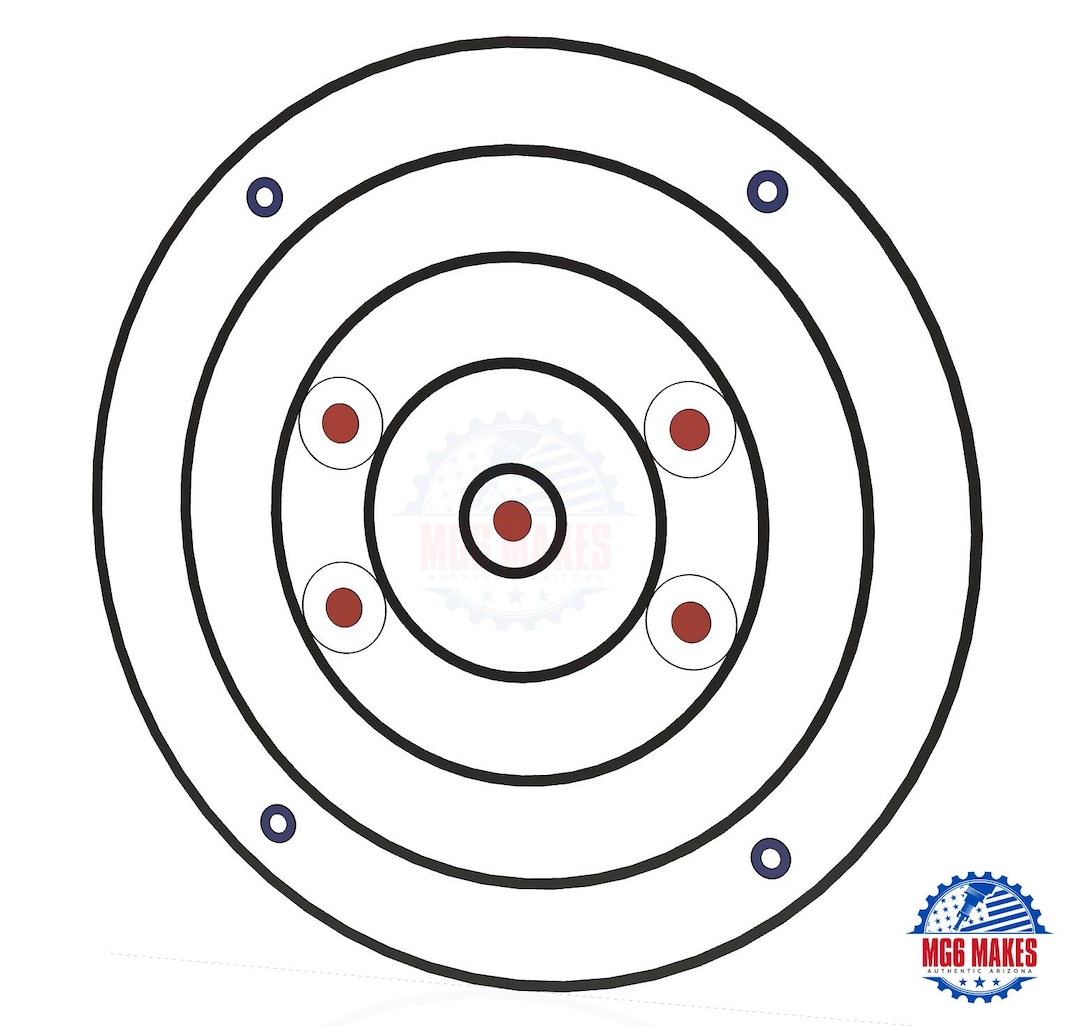 DIY - 2025 WATL Axe Throwing Target 3D Design & Sketch (DIGITAL Product ...