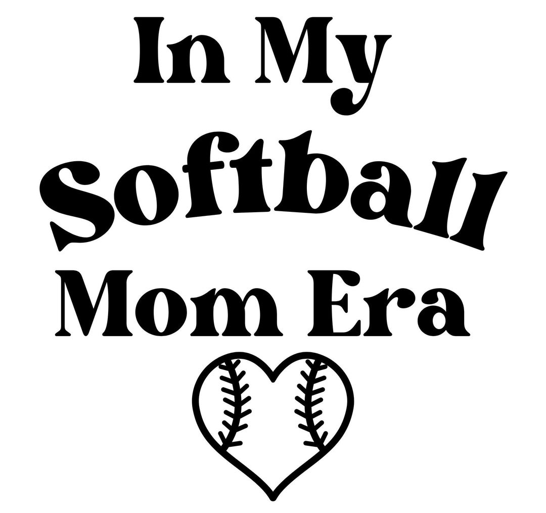 Softball Mom Era Svg Softball Svg Softball Mom Svg Era Svg Digital