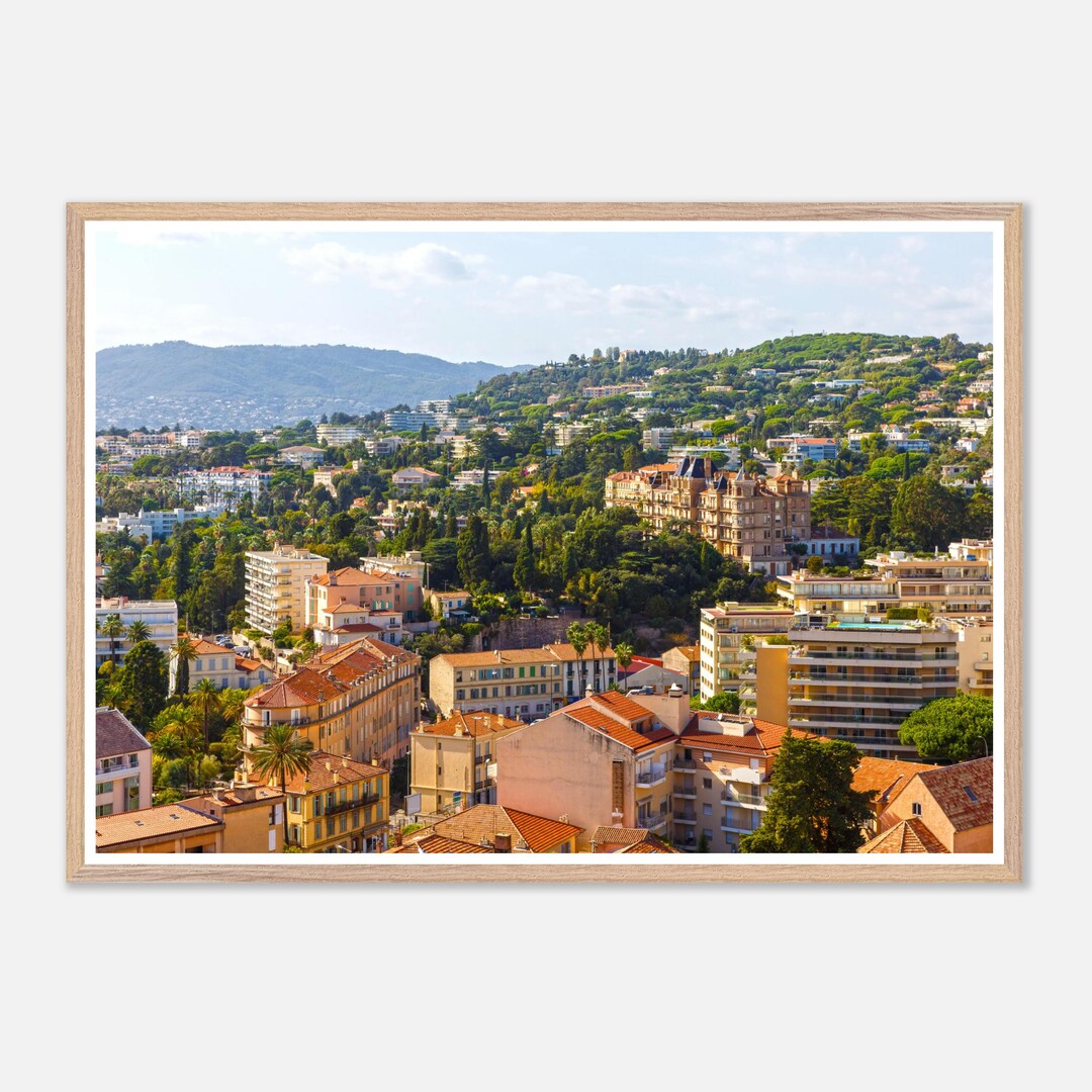Fine Art: CANNES, FRANCE Landscape Print | Framed Wall Art, Coastal ...