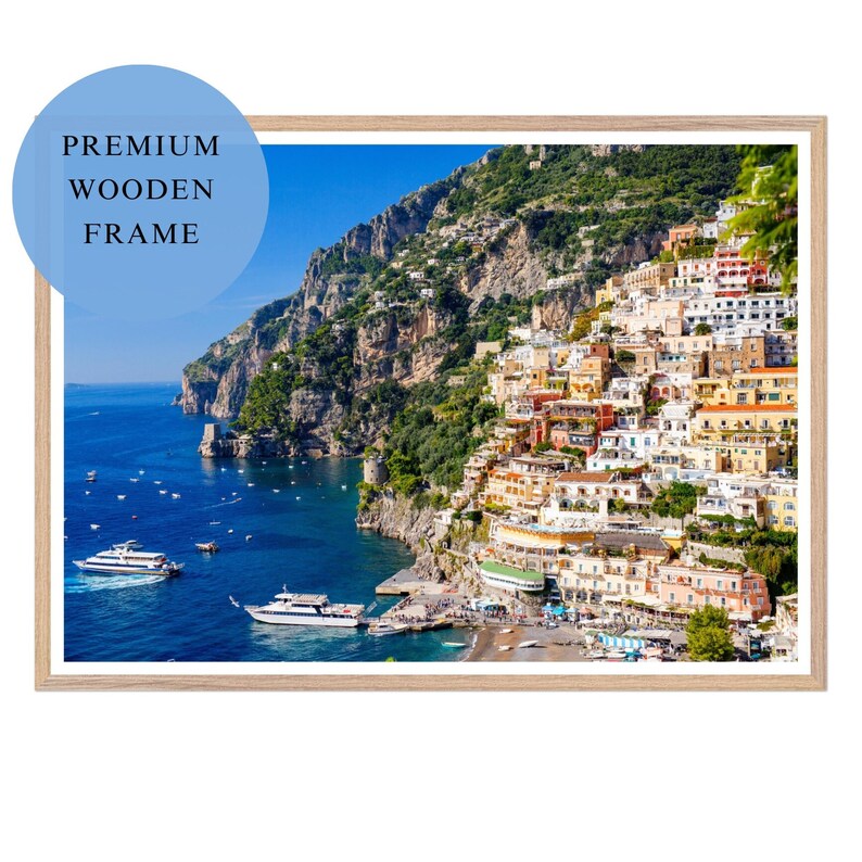 Fine Art: BOATS in CAPRI, ITALY Print | Framed Wall Art Coastal ...