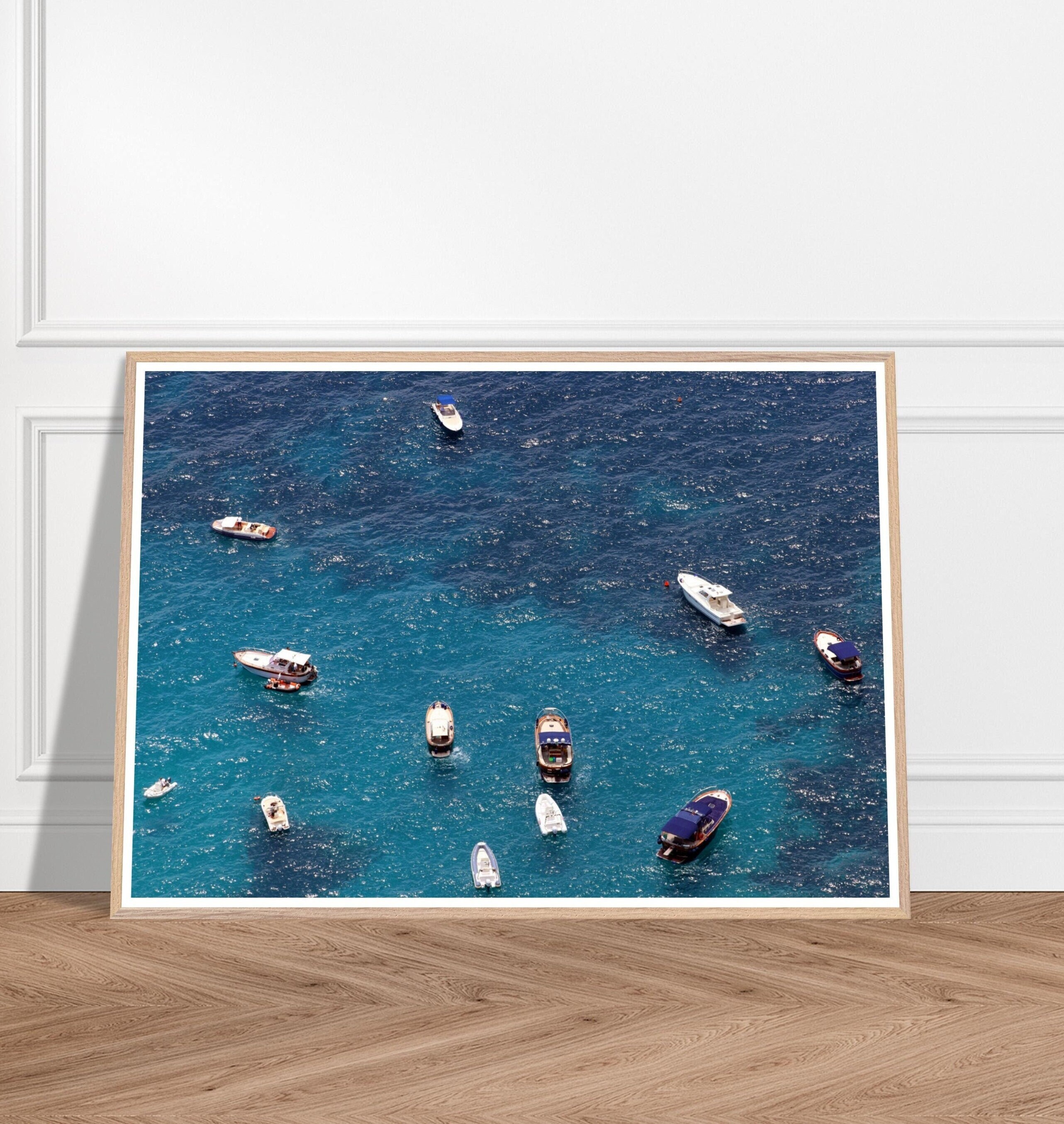 Fine Art: BOATS in CAPRI, ITALY Print | Framed Wall Art Coastal ...