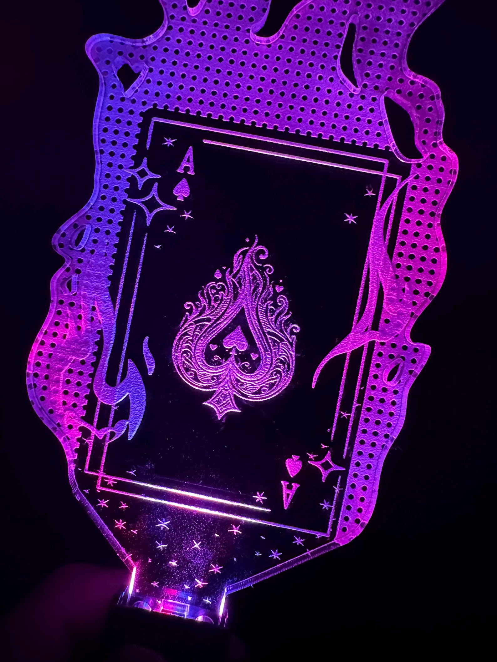 Gambit Cosplay LED Ace Card Prop - Etsy