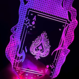 Gambit Cosplay LED Ace Card Prop - Etsy