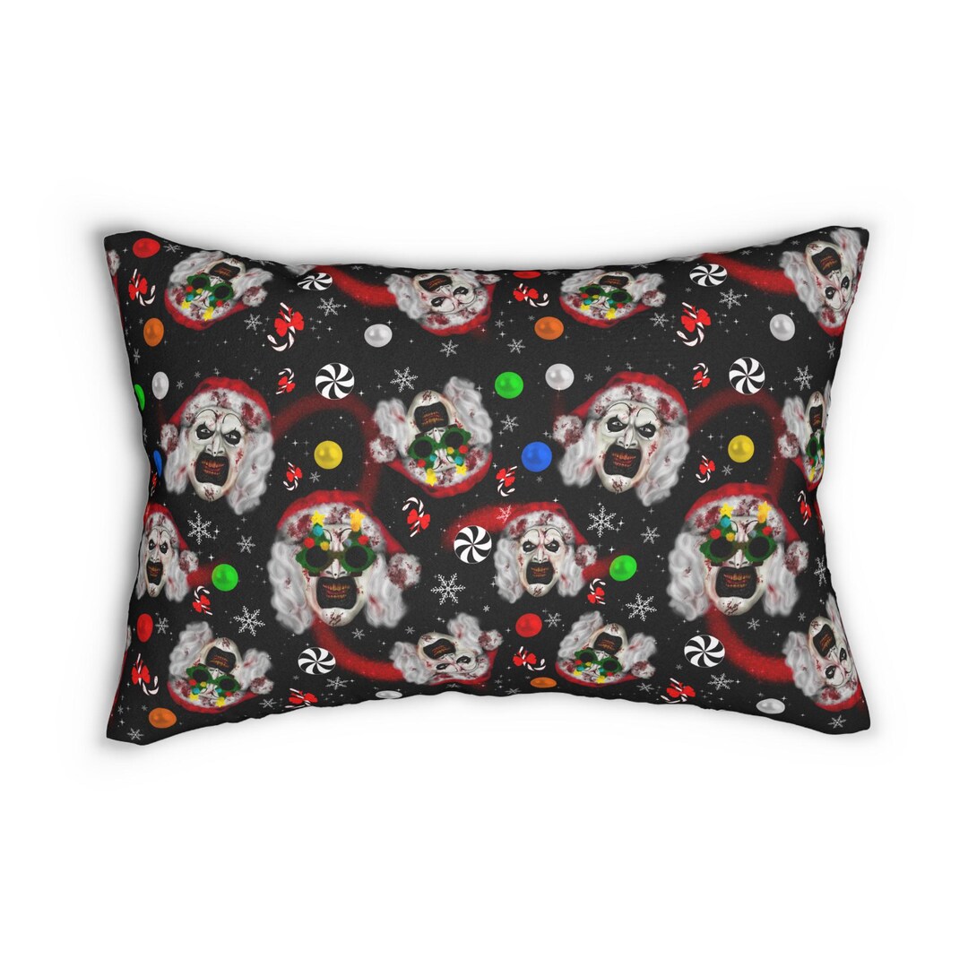 Terrifier 3 Art the Clown Design II Spun Polyester Lumbar Pillow - Etsy