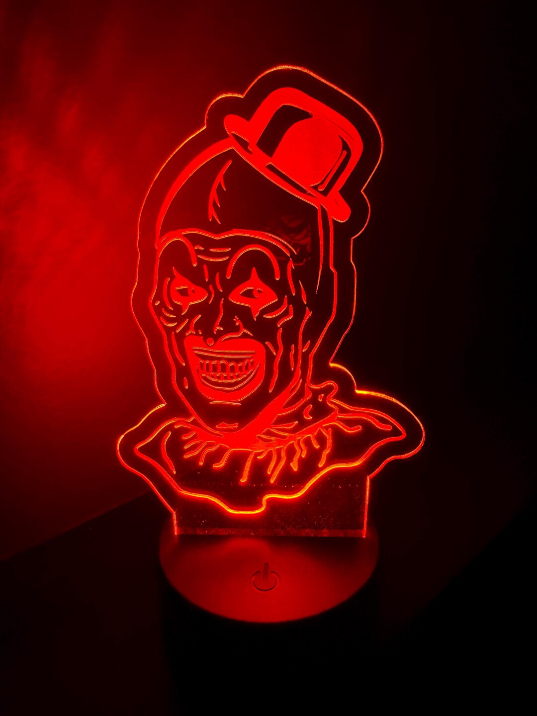 Terrifier Art the Clown Night Light - Etsy