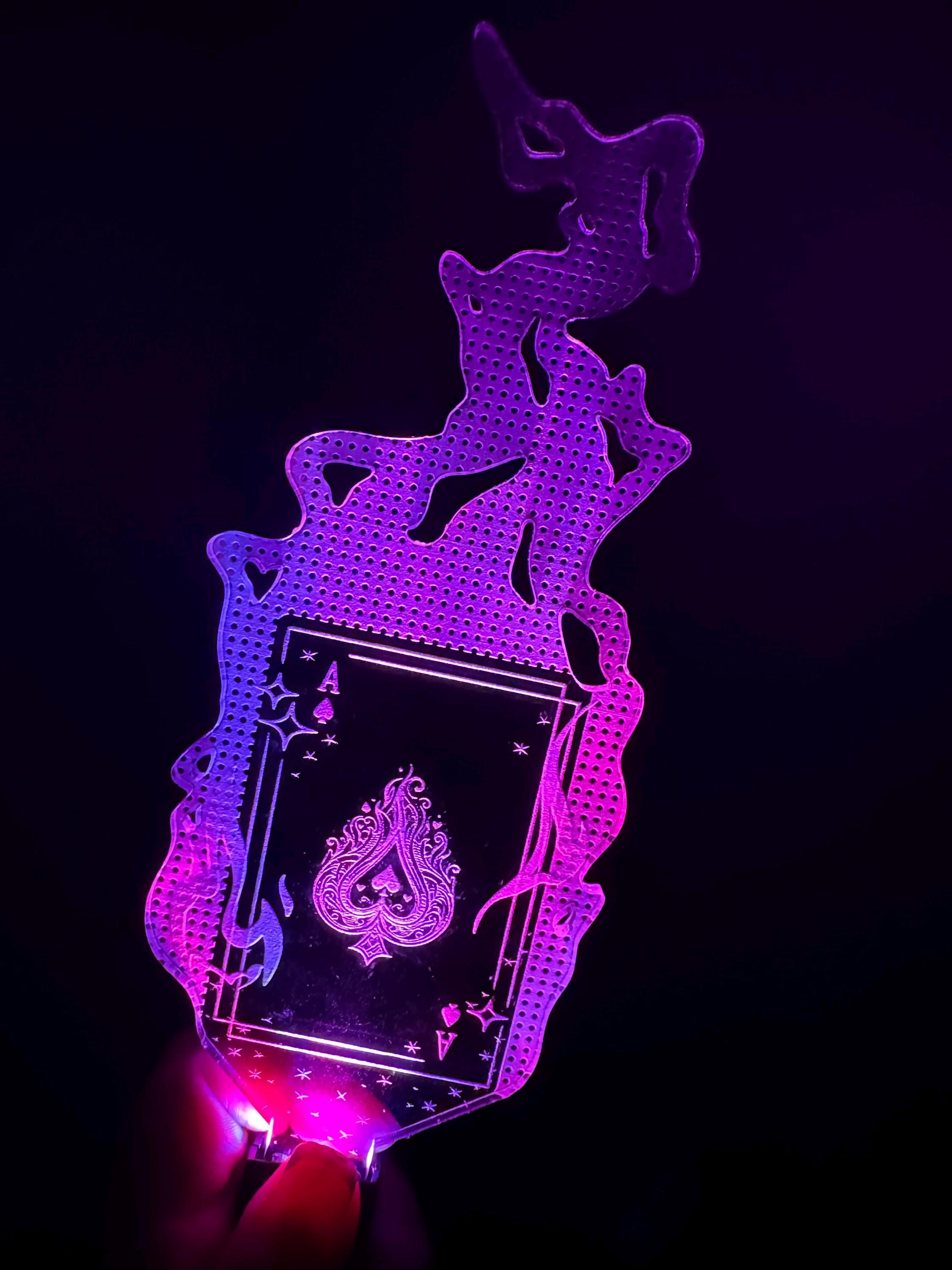Gambit Cosplay LED Ace Card Prop - Etsy
