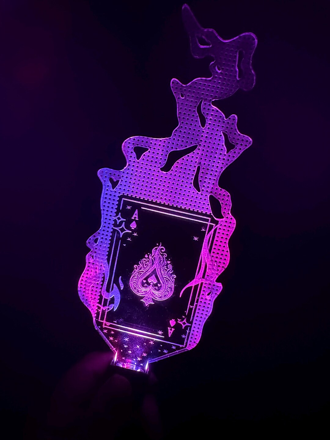 Gambit Cosplay LED Ace Card Prop - Etsy