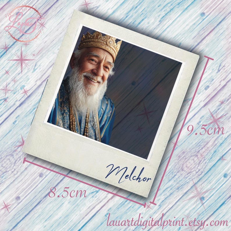 Melchor Three Kings Selfie, Personalized Digital Download - Etsy