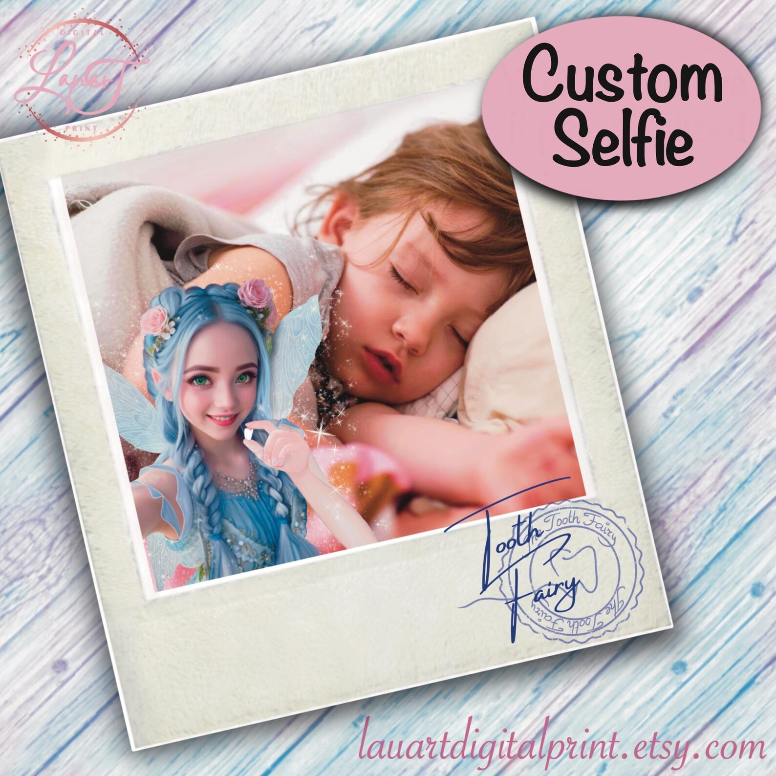 Tooth Fairy Selfie, First Tooth Memory. Personalized Gift. Do It ...