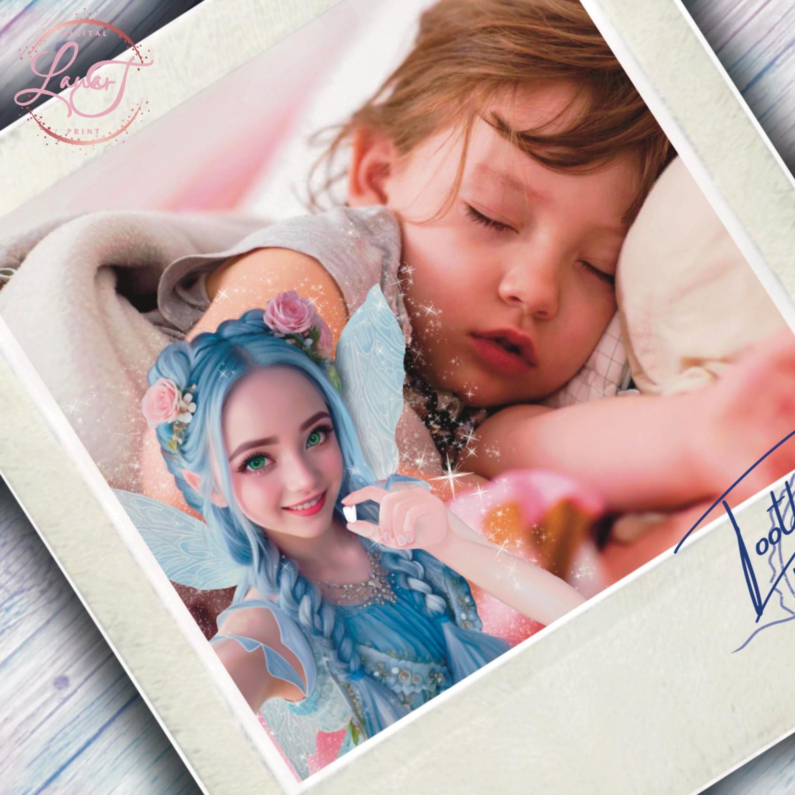 Tooth Fairy Selfie, First Tooth Memory. Personalized Gift. Do It ...