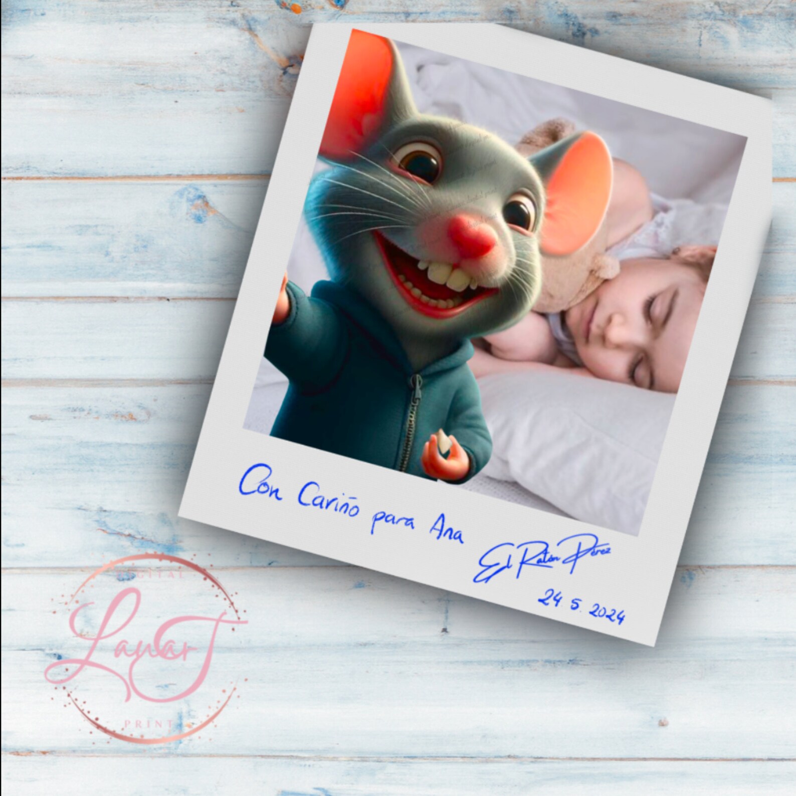 Selfie Ratón Pérez, Recuerdo De Mi Primer Diente - Etsy