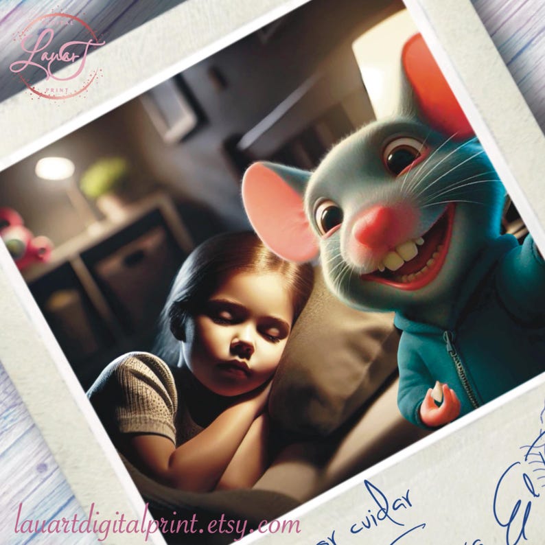 Selfie Polaroid Ratón Pérez, Recuerdo De Mi Primer Diente, Regalo ...