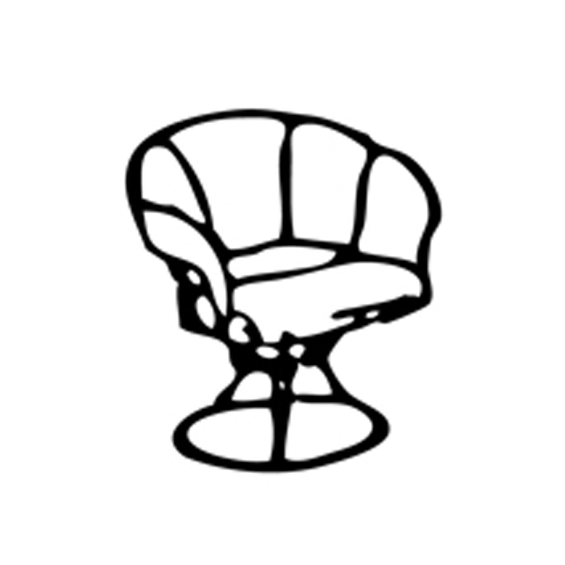 Homecrest Kingston Barrel Chair Swivel Rocker Replacement Cushion ...