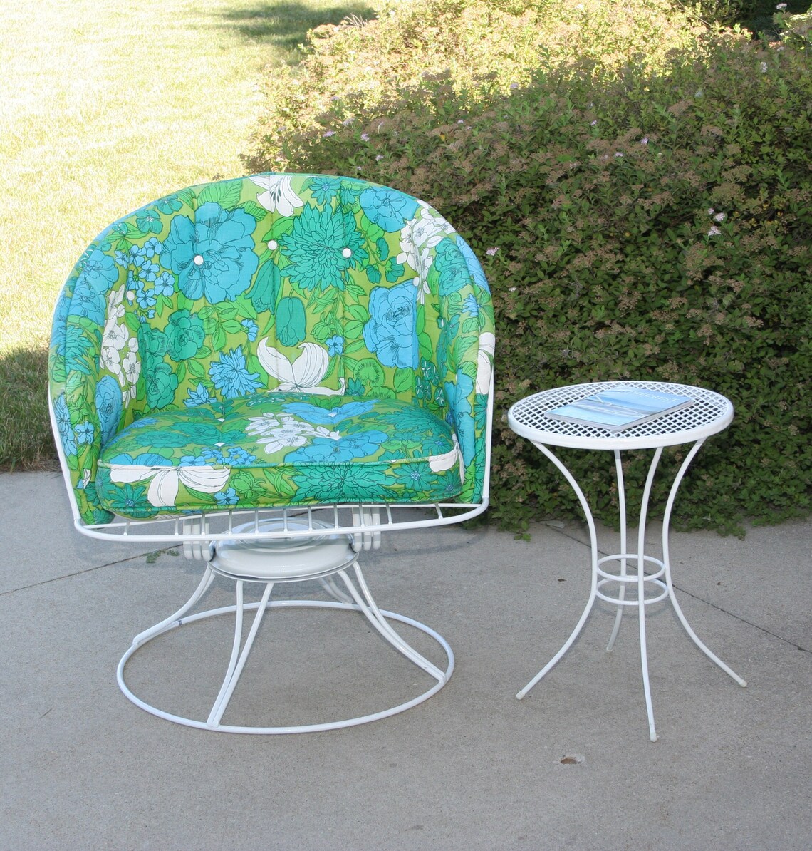 Homecrest Kingston Barrel Chair Swivel Rocker Replacement Cushion ...