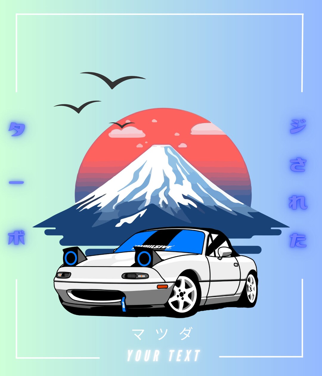 Mazda Miata Print/logo/design - Etsy