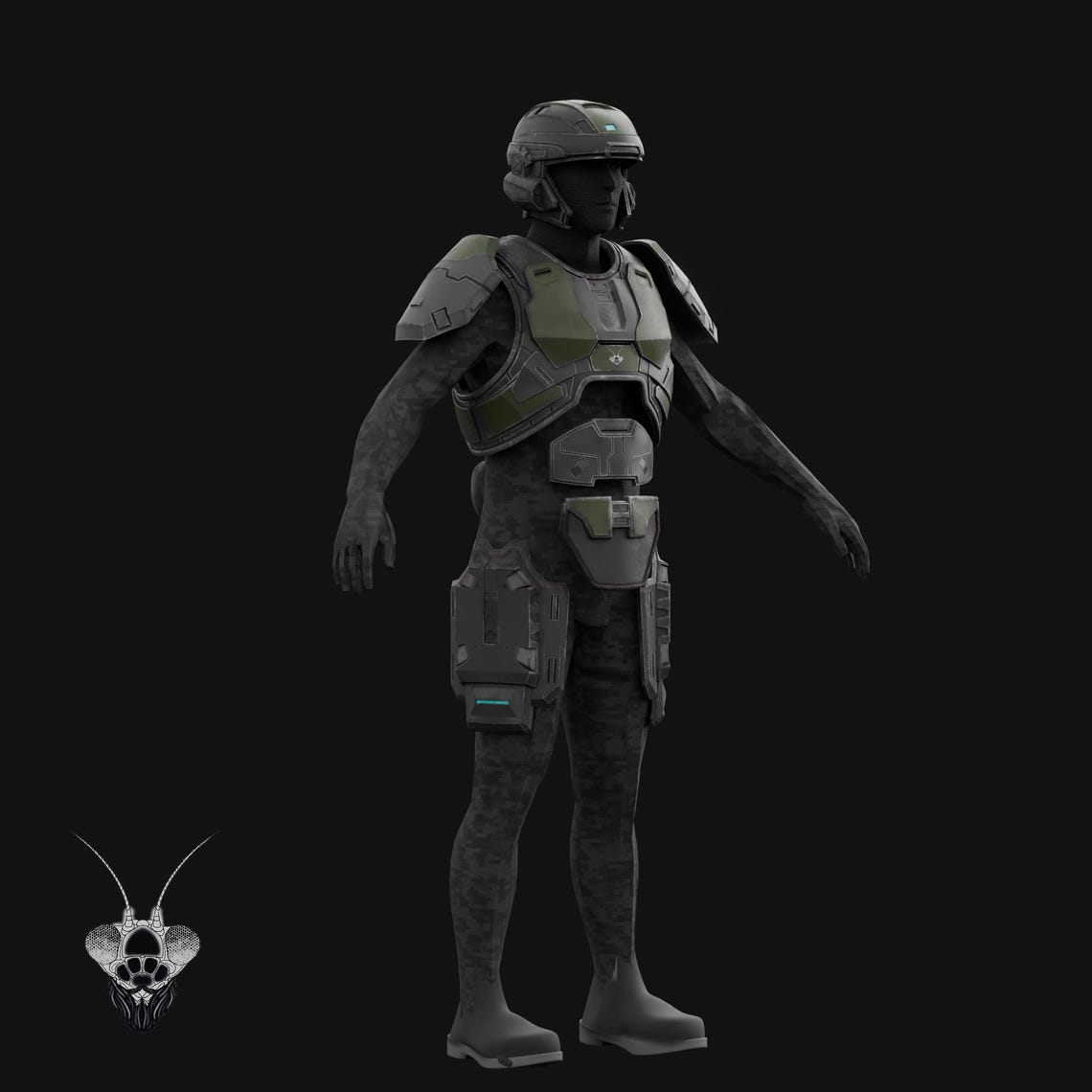 Halo Reach ODST and Marine Armor File With Halo Reach ODST Helmet Set ...
