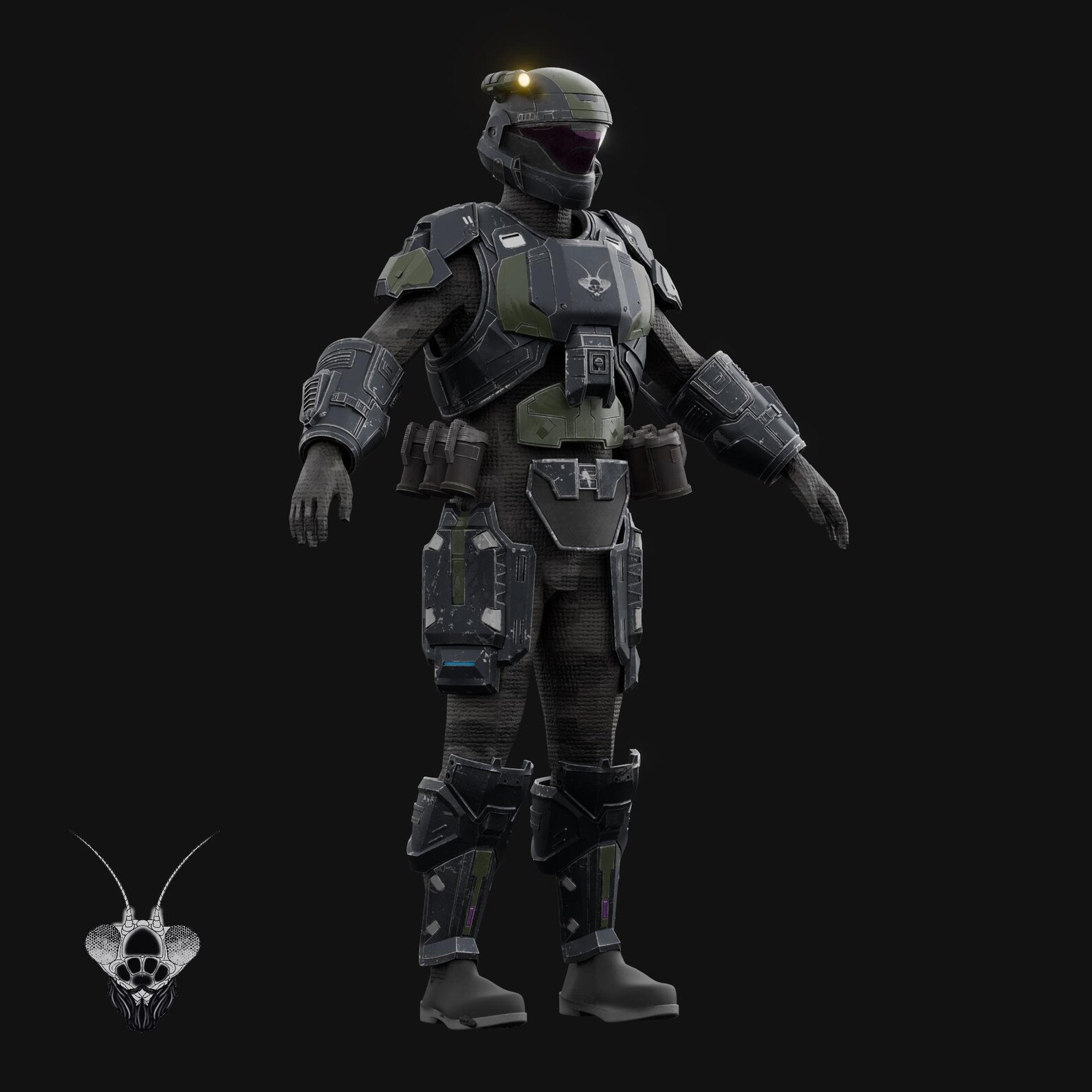 Halo Reach ODST and Marine Armor File With Halo Reach ODST Helmet Set ...