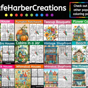 Regency Era Houses Coloring Pages , 55 Coloring Images. Instant ...
