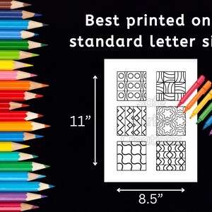 Bold Easy Pattern Coloring Pages, 20 Different Pages, 120 Patterns ...
