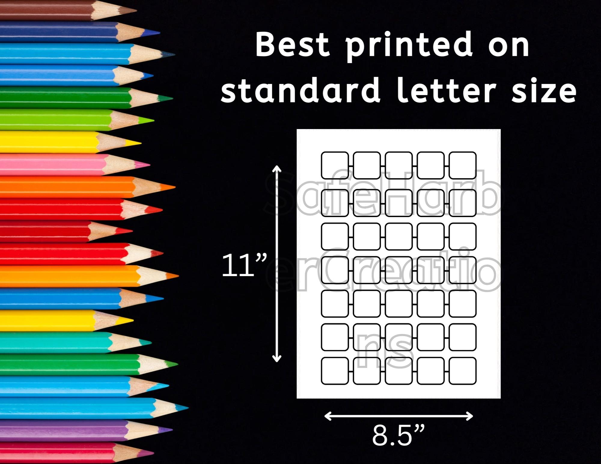 Swatch Chart, Blending, 40 Blank Work Sheets, Practice Sheets, Color ...