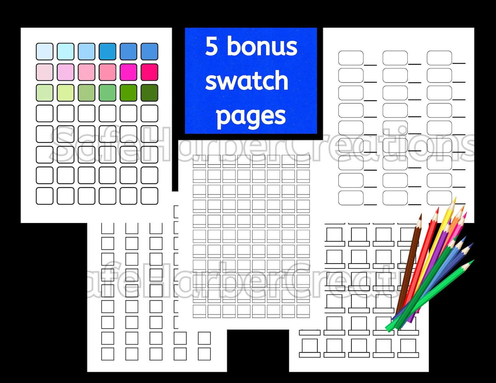 Coloring Patterns, 60 Pages, Instant Download, Printable, Geometric ...