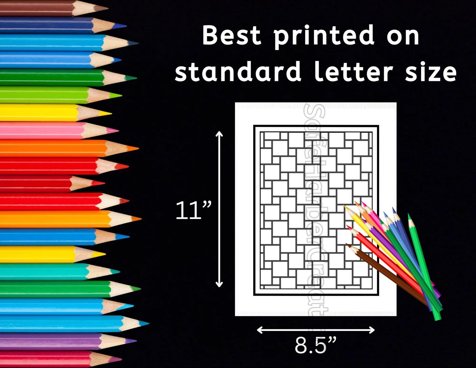 Coloring Patterns, 60 Pages, Instant Download, Printable, Geometric ...